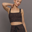 Square Neck Bra Top in Melt - Black – Carbon38