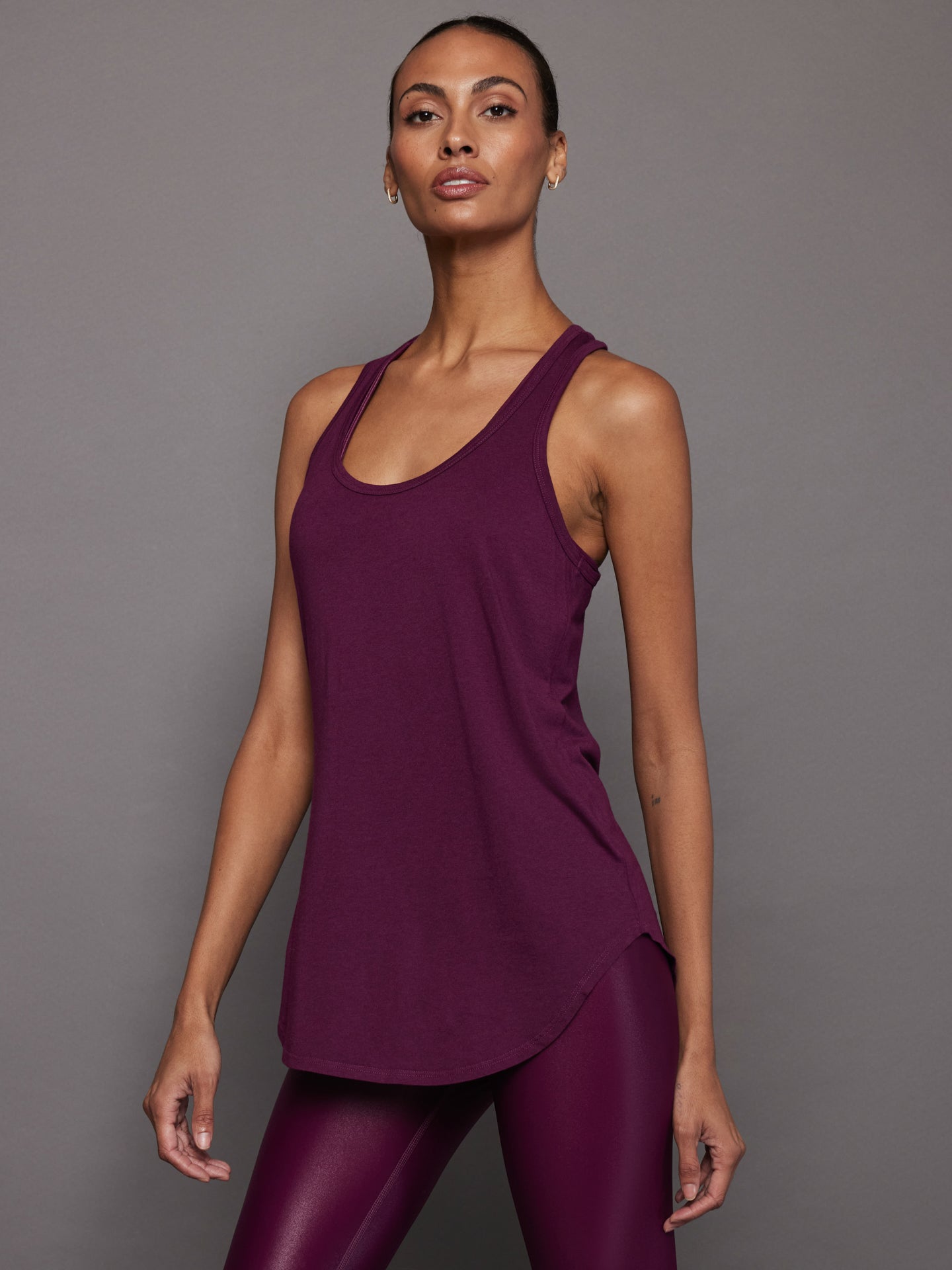 Long RacerBack Tank - Pickled Beet – Carbon38
