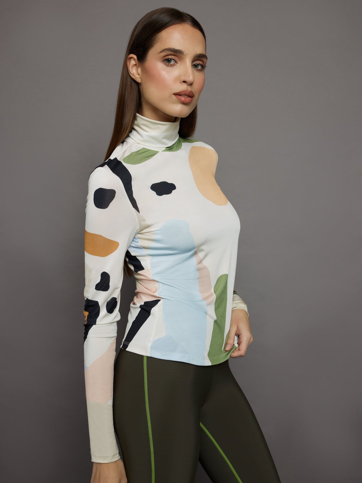 Storm Turtle Neck Top - Storm – Carbon38