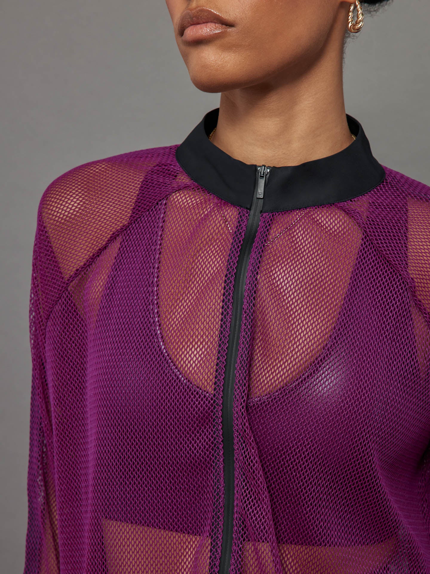 Net Evolution Cardigan - MINERAL RED – Carbon38