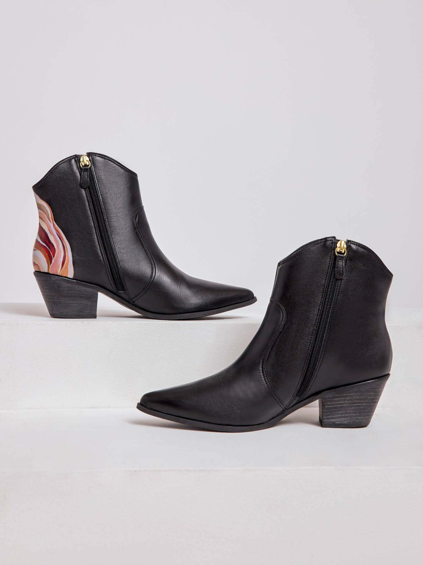 FLORAL BOOT - Floral BLACK – Carbon38
