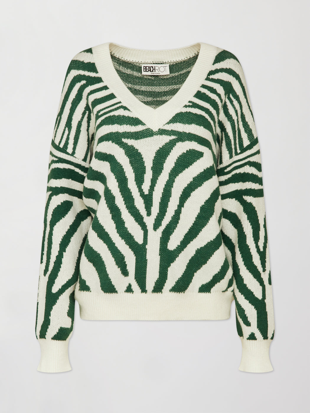 Joey Sweater - Verdant Zebra – Carbon38