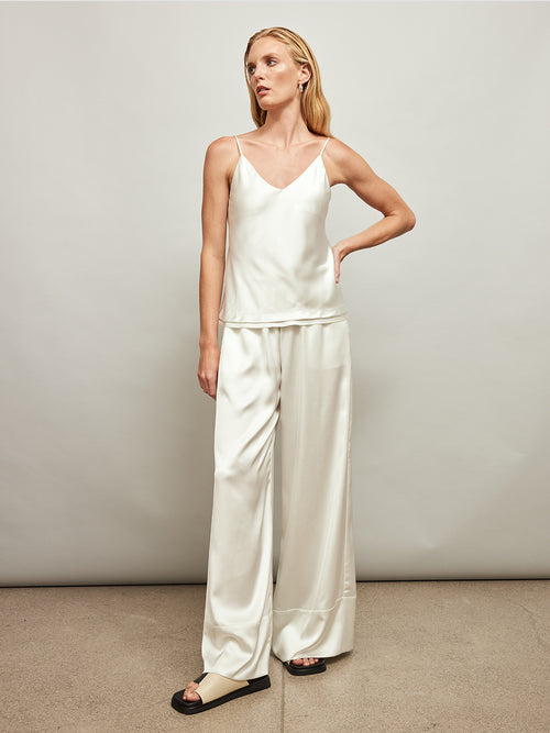 Satin Cami - Evening Blue – Carbon38