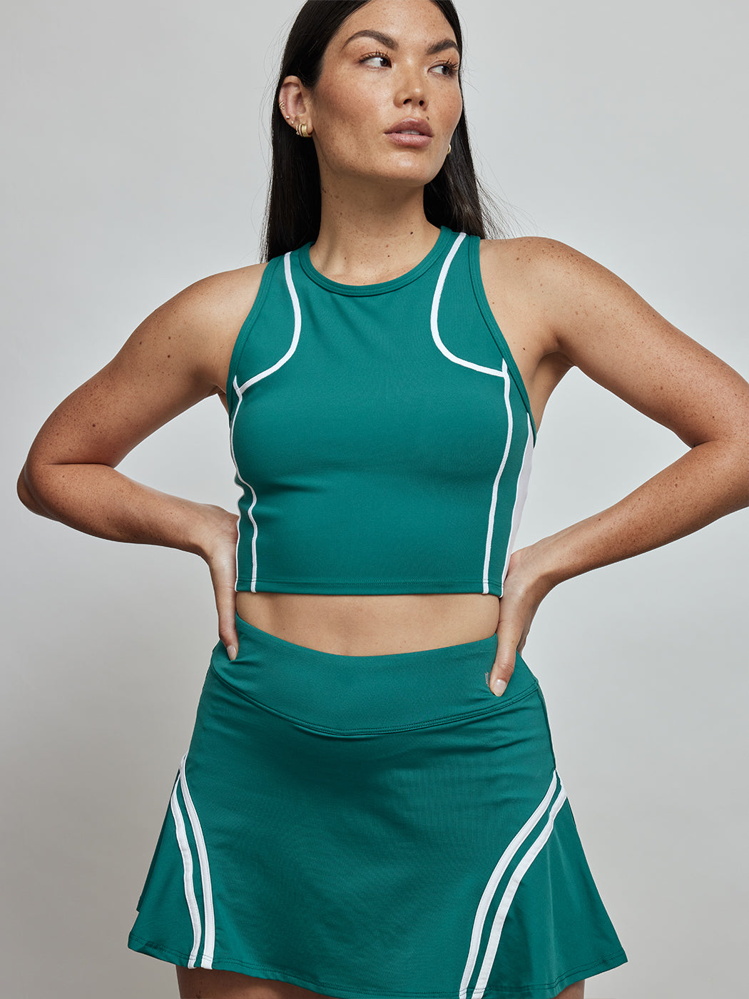 Backspin Midi Tank - Alpine Green – Carbon38